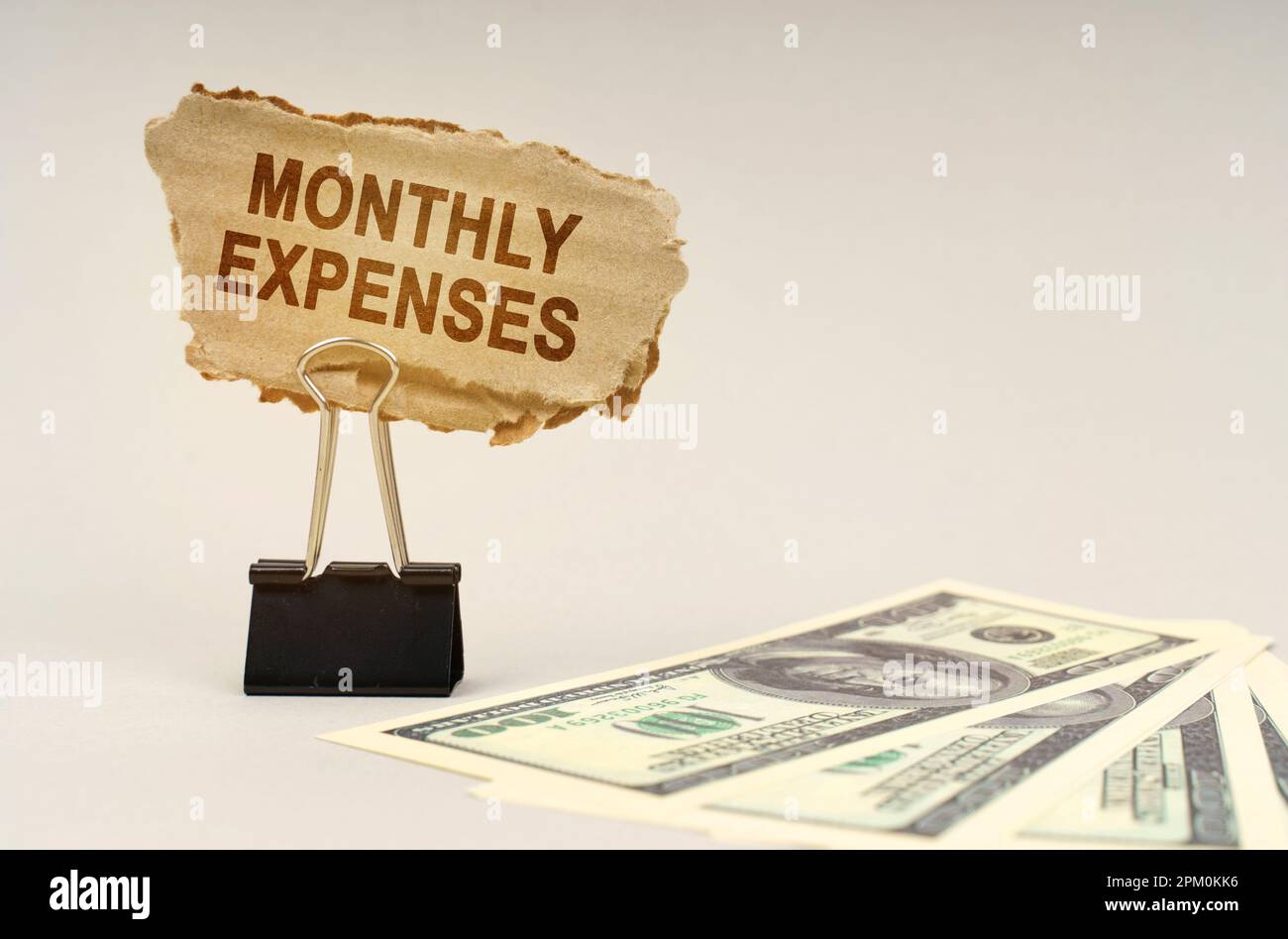 Monthly expenses hi-res stock photography and images - Alamy