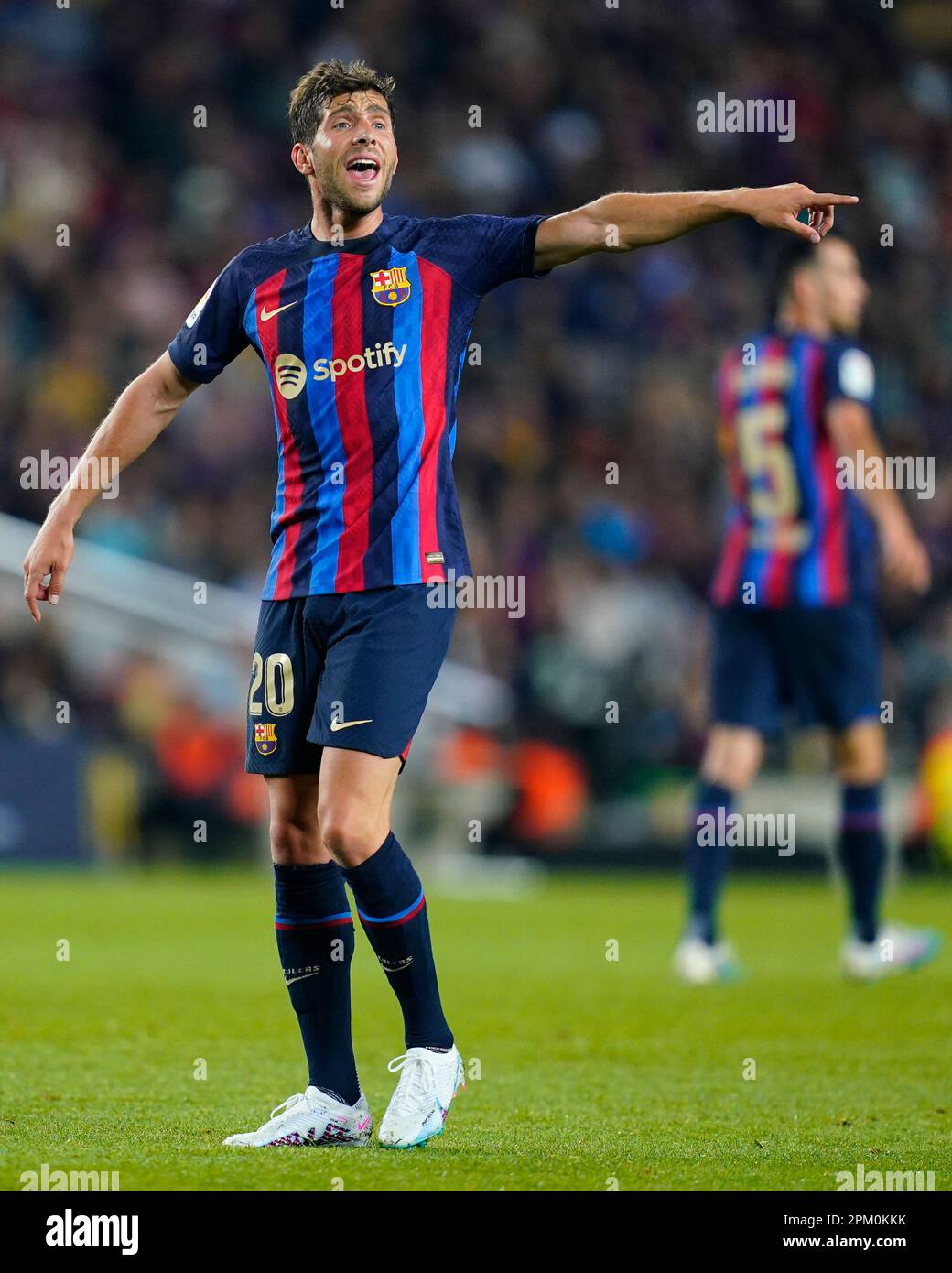 Barcelona, Spain. 10th Apr, 2023. Sergi Roberto of FC Barcelona during ...