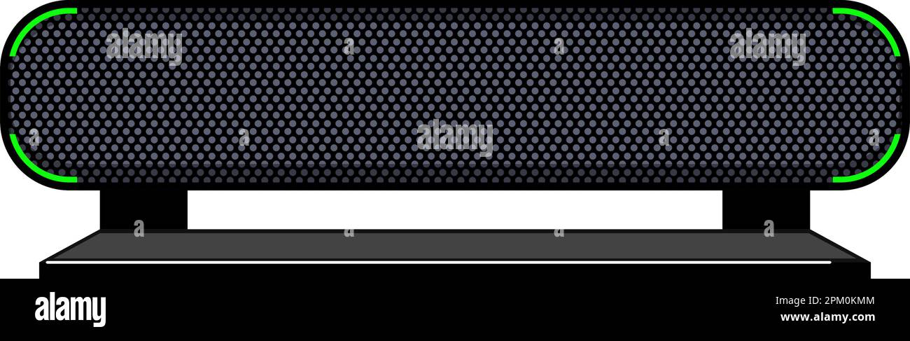 bar soundbar audio cartoon vector illustration Stock Vector Image & Art ...
