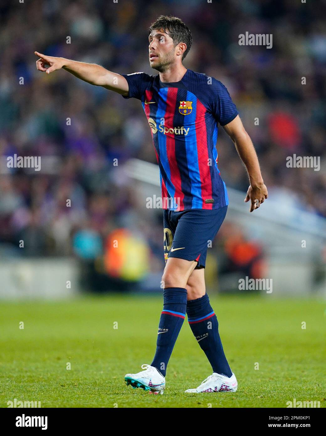 Barcelona, Spain. 10th Apr, 2023. Sergi Roberto of FC Barcelona during ...