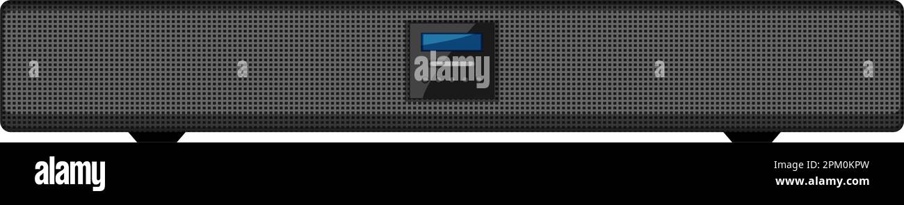 equipment soundbar audio cartoon vector illustration Stock Vector Image ...