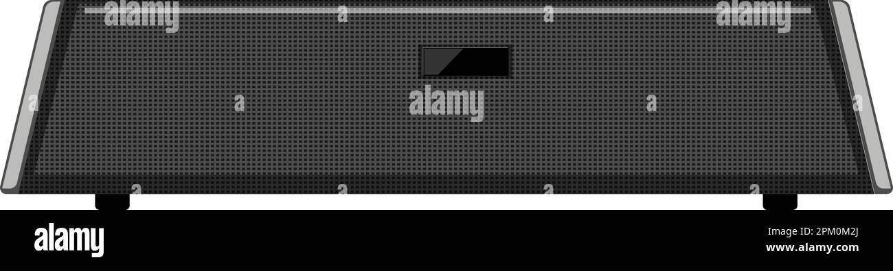 entertainment soundbar audio cartoon vector illustration Stock Vector ...