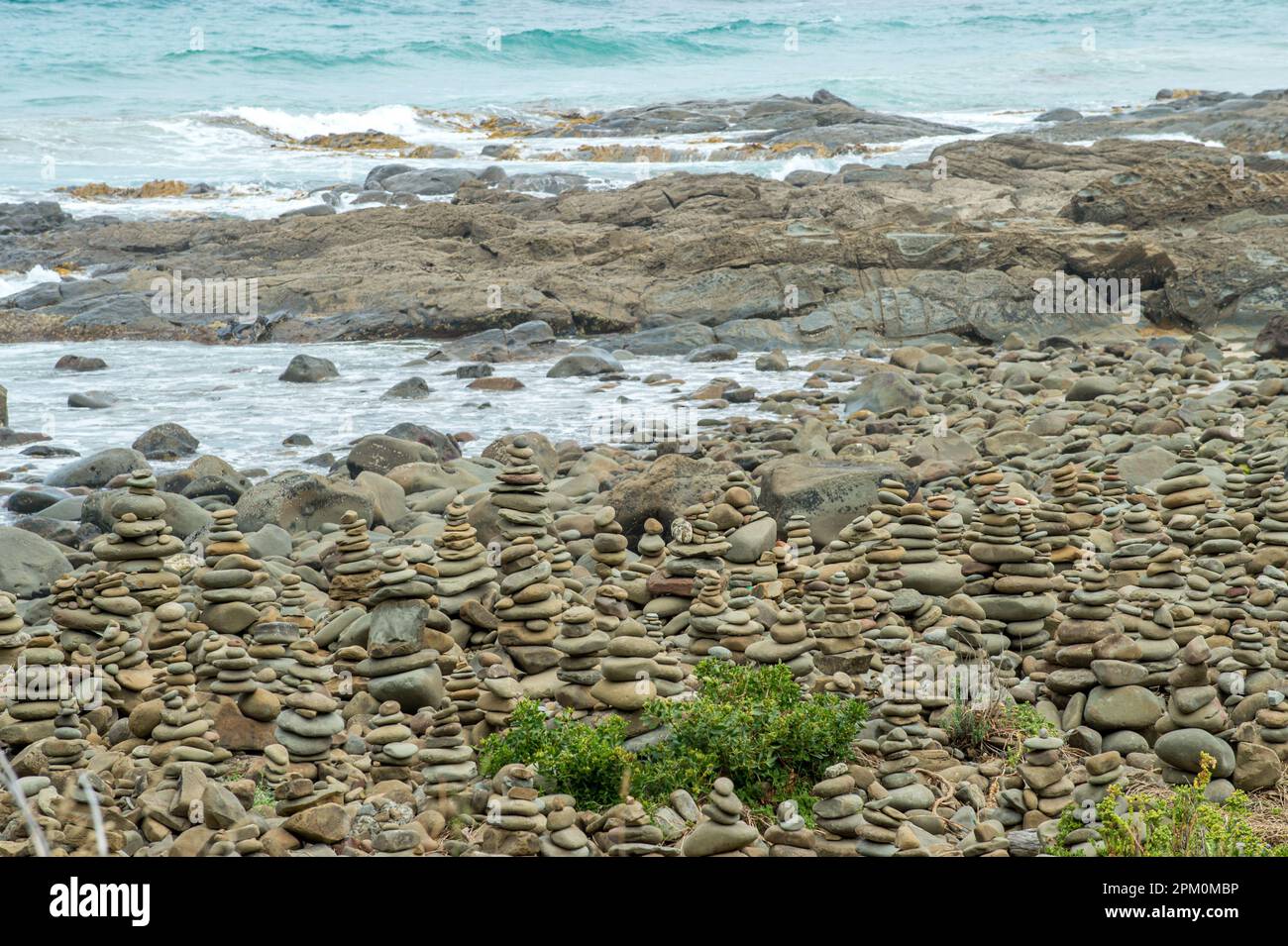 Tourism australian waves pebbles stones hi-res stock photography and ...