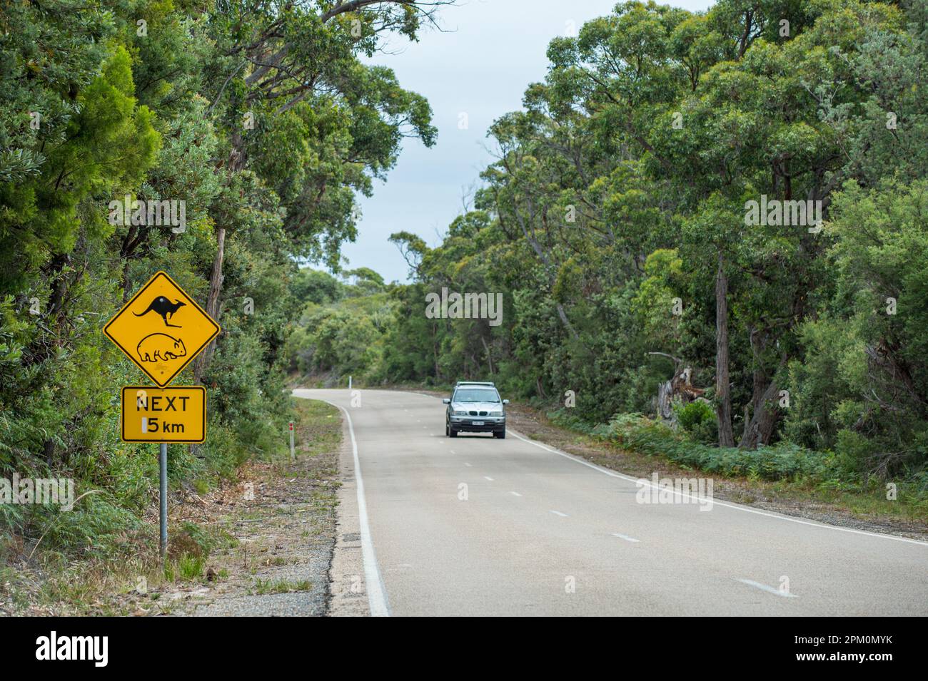Warning signs commonly encountered in Australia Stock Photo - Alamy