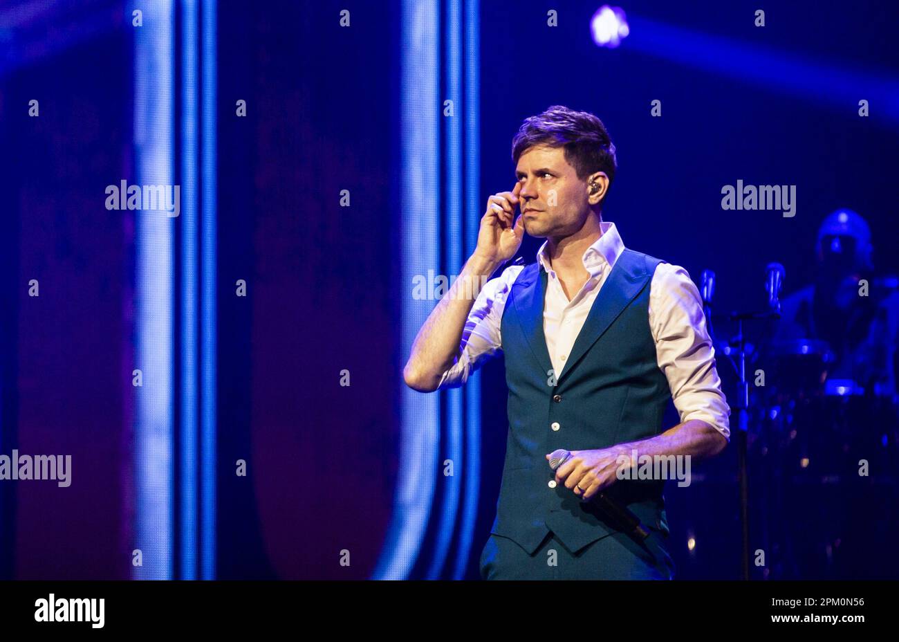 ROTTERDAM - Singer Simon during the last farewell concert of Nick ...