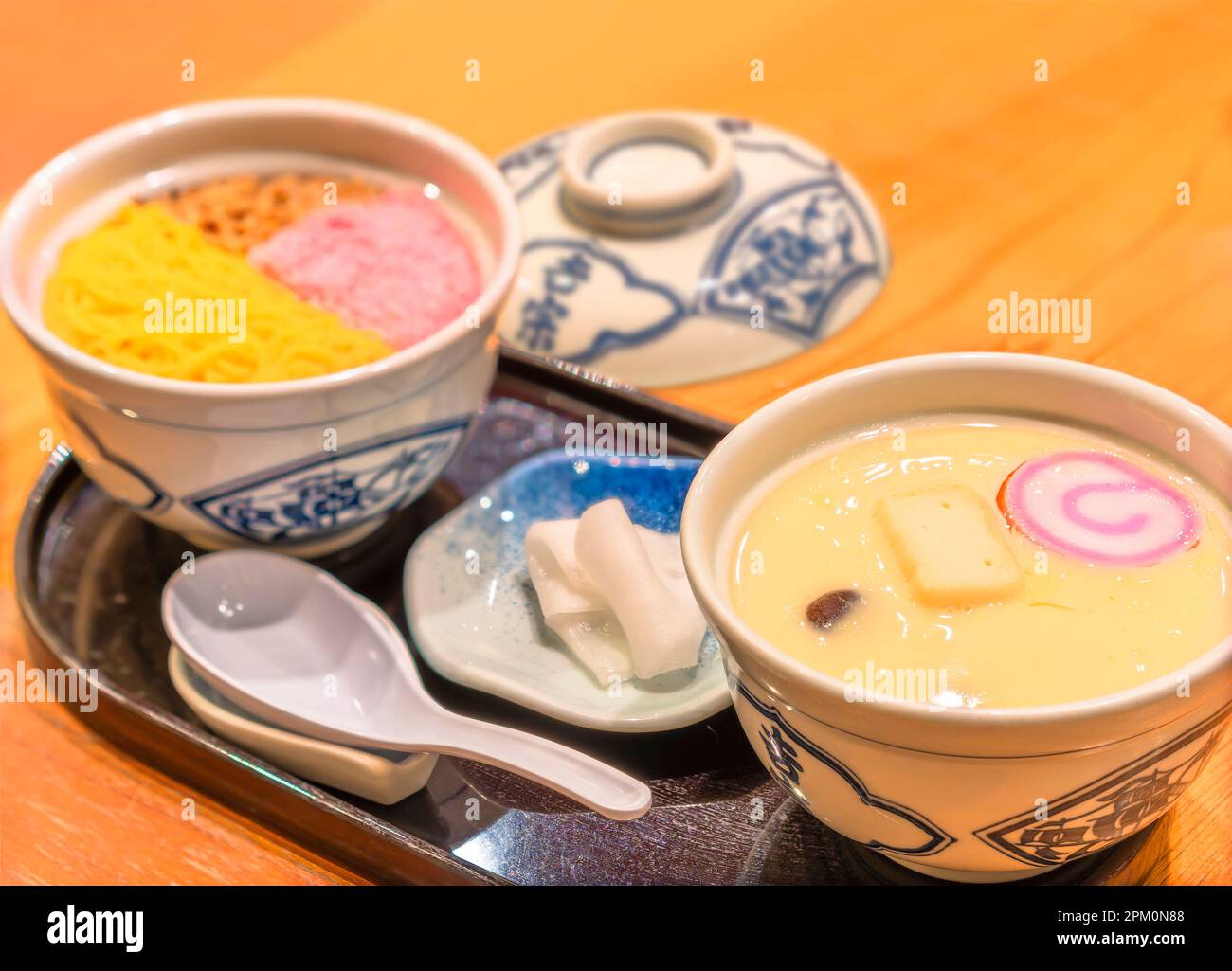 nagasaki, kyushu - dec 11 2022: Traditional Japanese egg custard ...