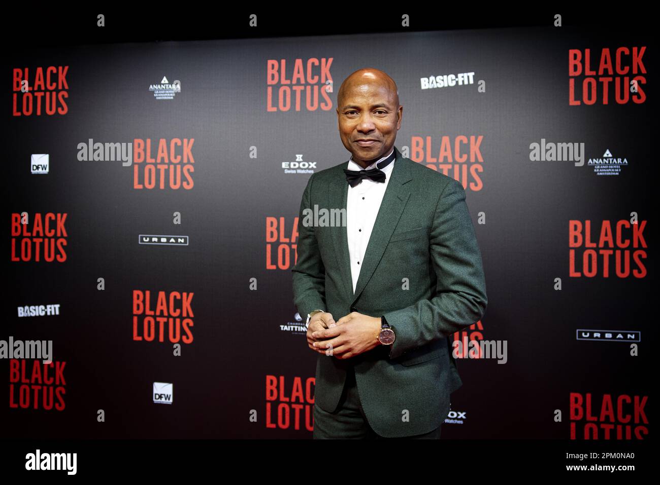 AMSTERDAM - Humberto Tan on the red carpet for the premiere of the ...