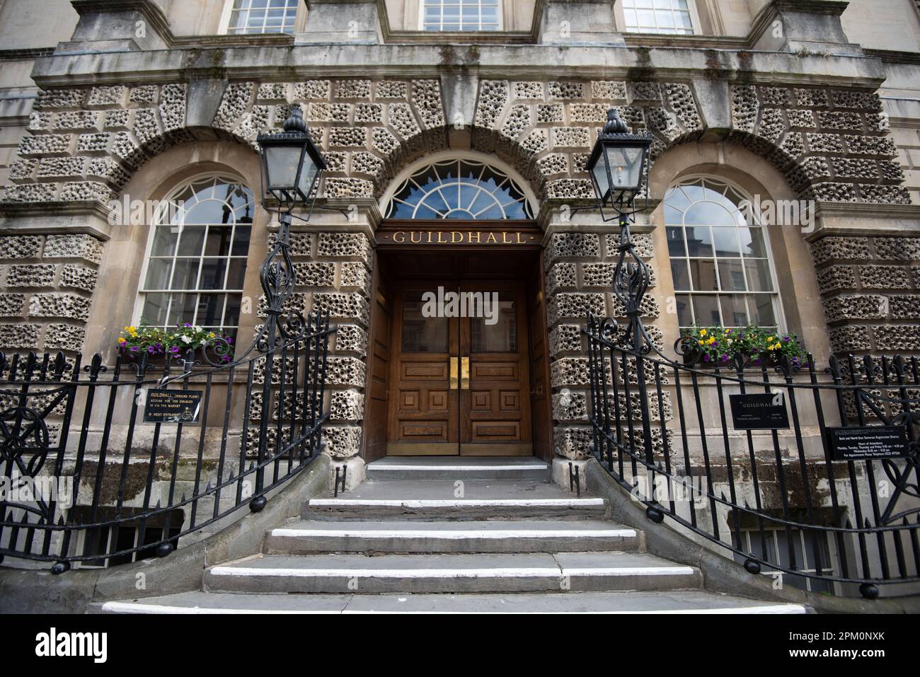 Guildhall Bath, Entrance Stock Photo - Alamy