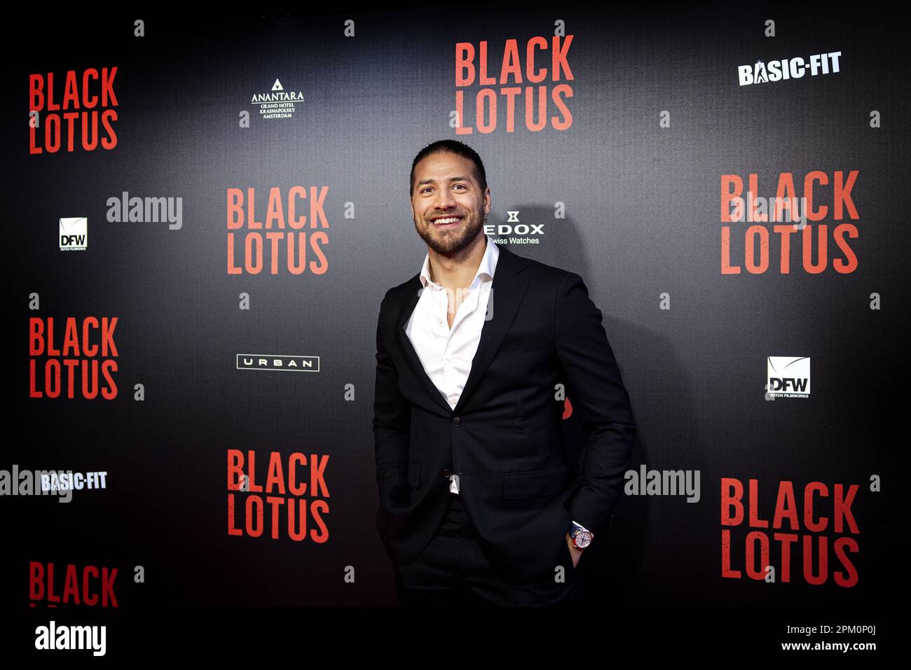 AMSTERDAM - Juvat Westendorp on the red carpet for the premiere of the ...