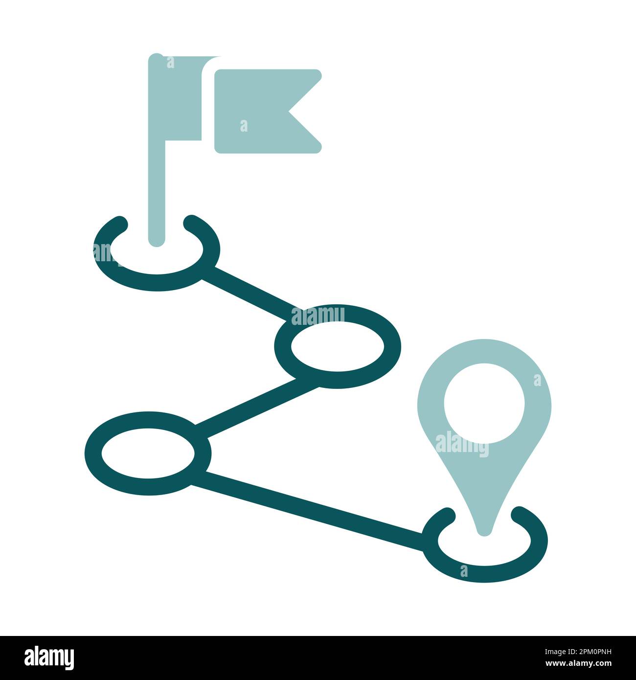 Route vector isolated icon. Navigation sign. Graph symbol for travel ...
