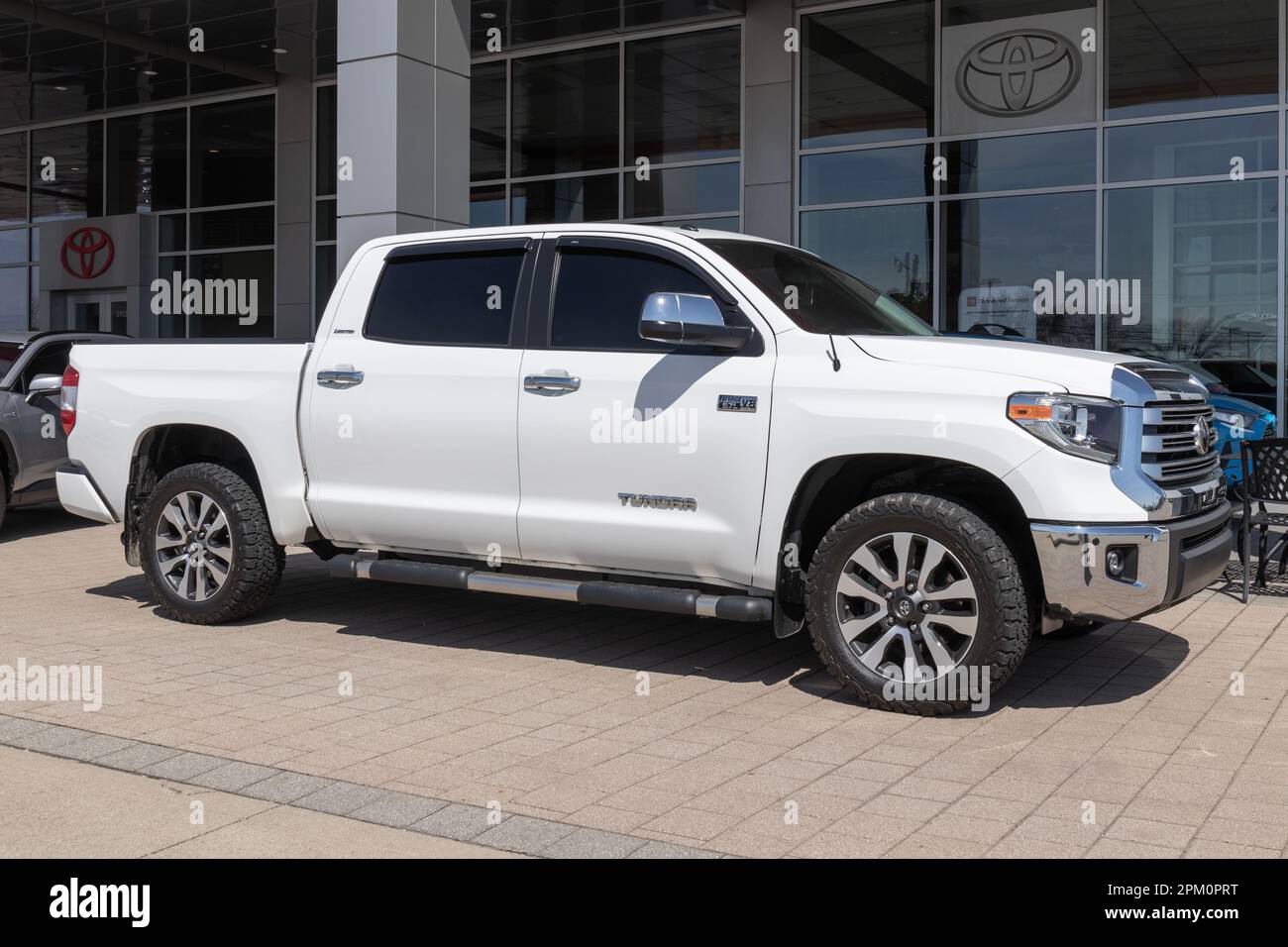 Lafayette - Circa April 2023: Toyota Tundra display. Toyota offers the ...
