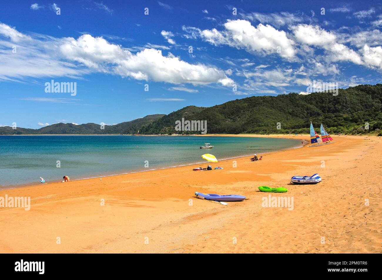 Totaranui Beach, Abel Tasman National Park, Nelson Region, South Island ...