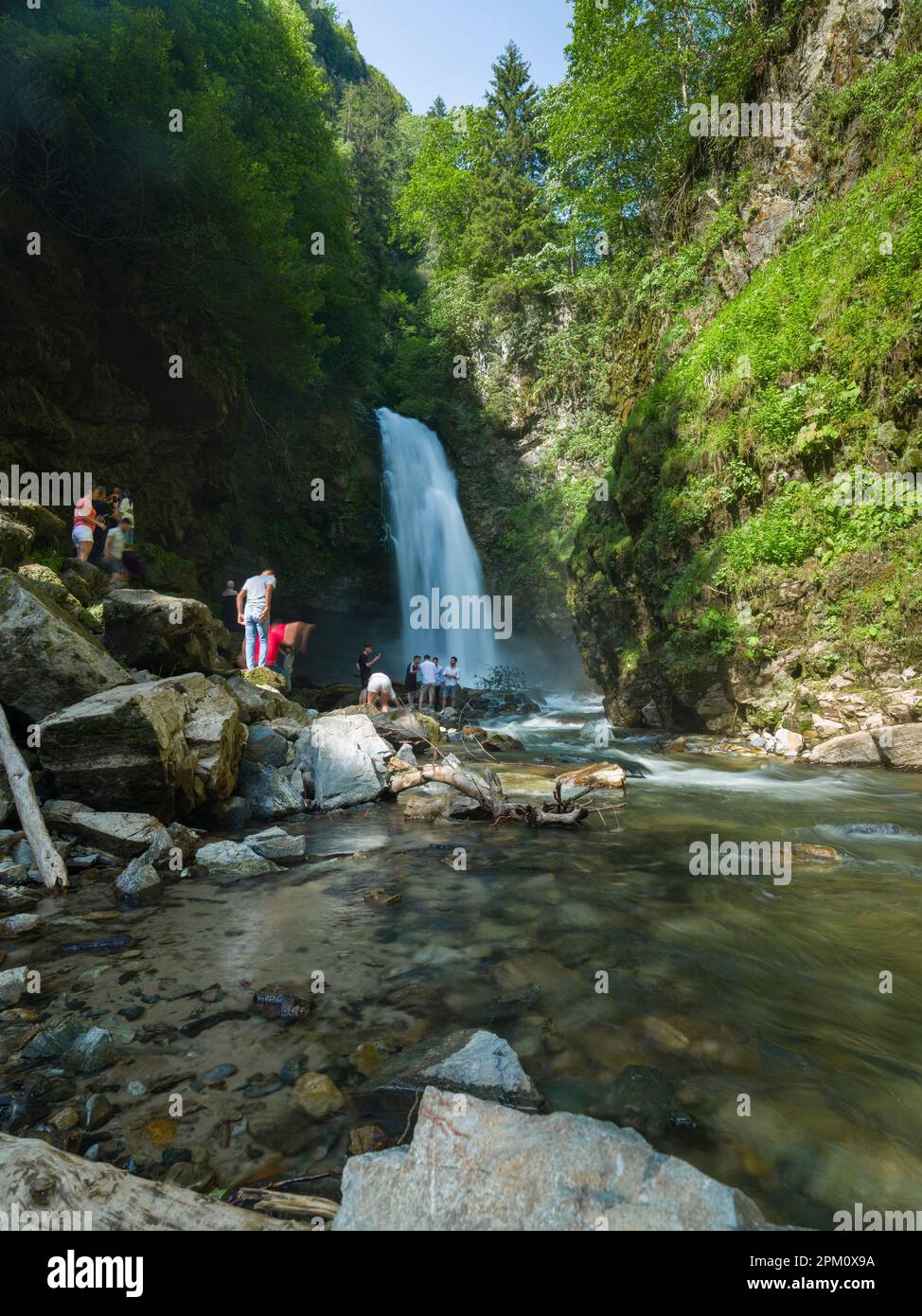 Senkoy village, Camlihemsin, Rize, Turkey. 3 July 2021 Famous Palovit ...
