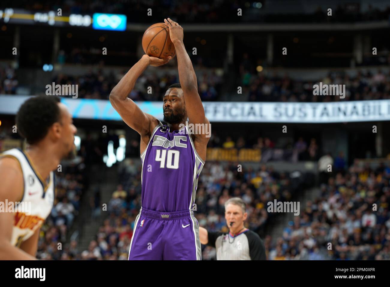 Sacramento Kings forward Harrison Barnes (40) in the first half of an ...