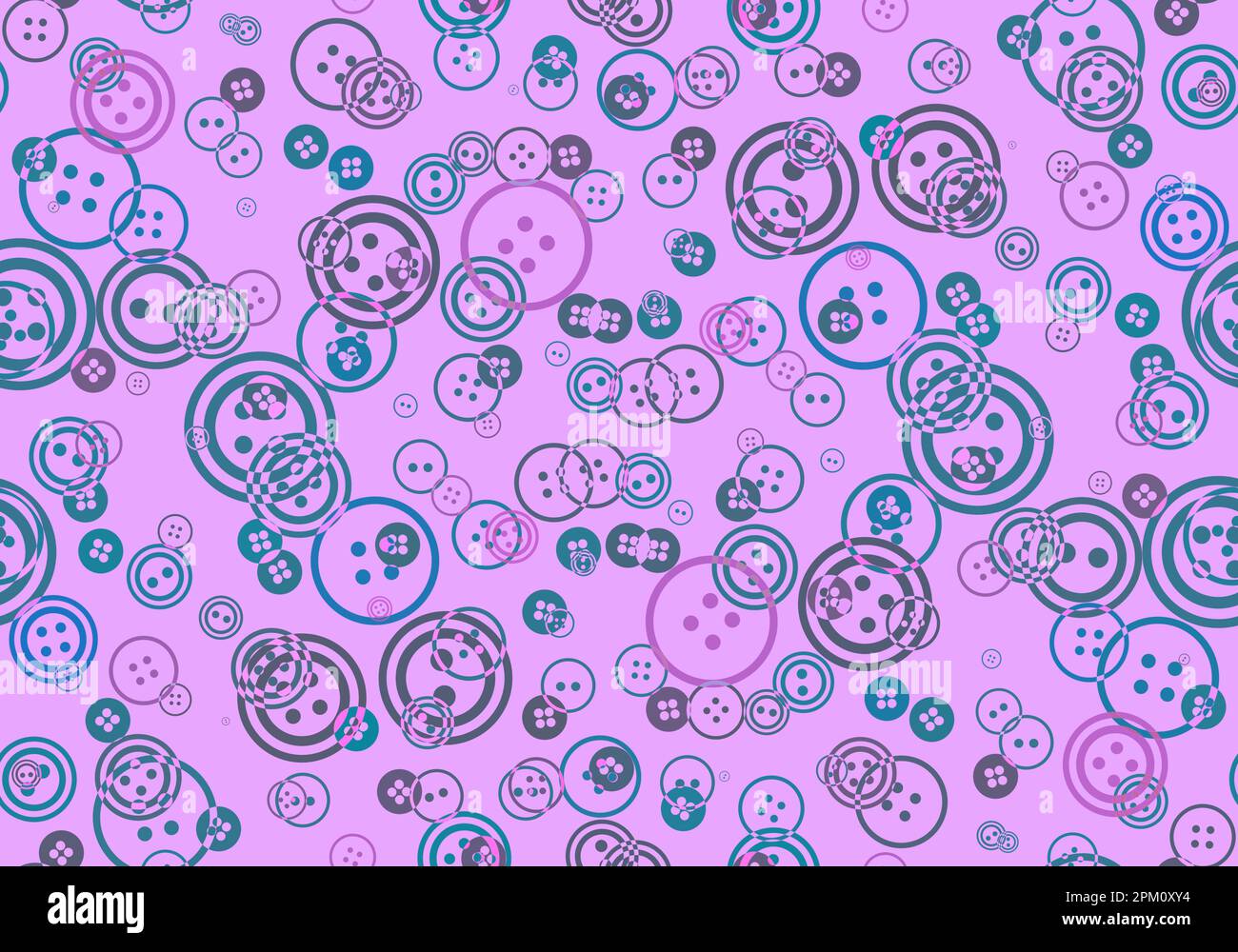 Sewing buttons and pins seamless hobbies pattern for fabrics and linens ...