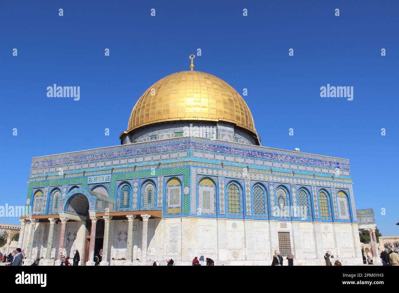 Dome of the rock, Golden Dome from Masjid Al Aqsa, QUDS Stock Photo - Alamy