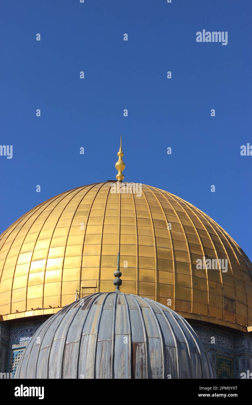 Dome of the rock, Golden Dome from Masjid Al Aqsa, QUDS Stock Photo - Alamy