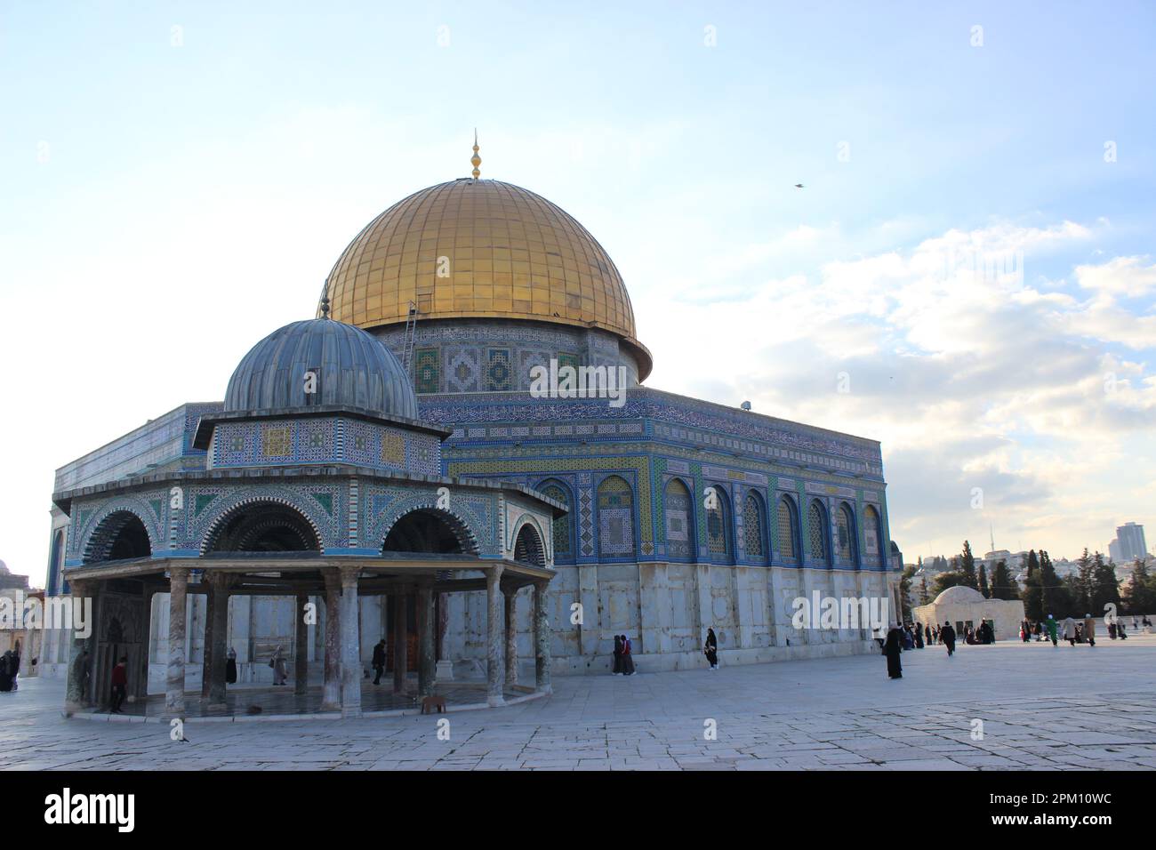 Dome of the rock, Golden Dome from Masjid Al Aqsa, QUDS Stock Photo - Alamy