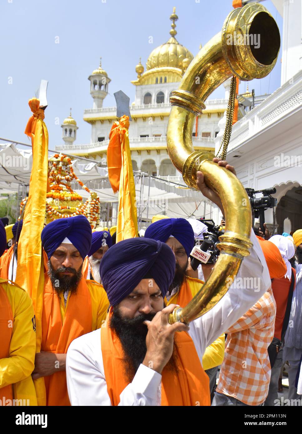 Amritsar, India. 10th Apr, 2023. AMRITSAR, INDIA - APRIL 10: A sikh ...