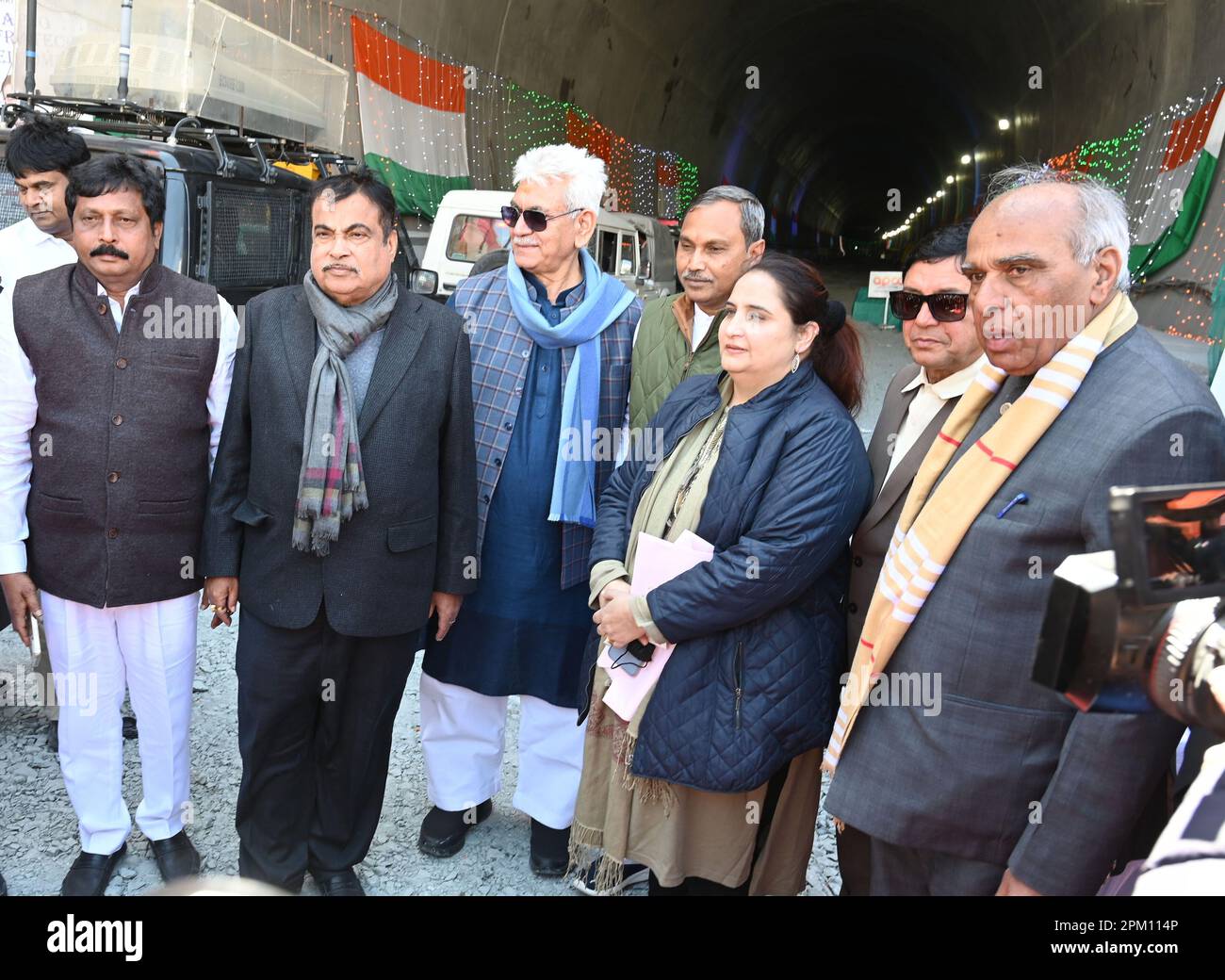 Srinagar, India. 10th Apr, 2023. GANDERBAL, INDIA - APRIL 10: Minister ...