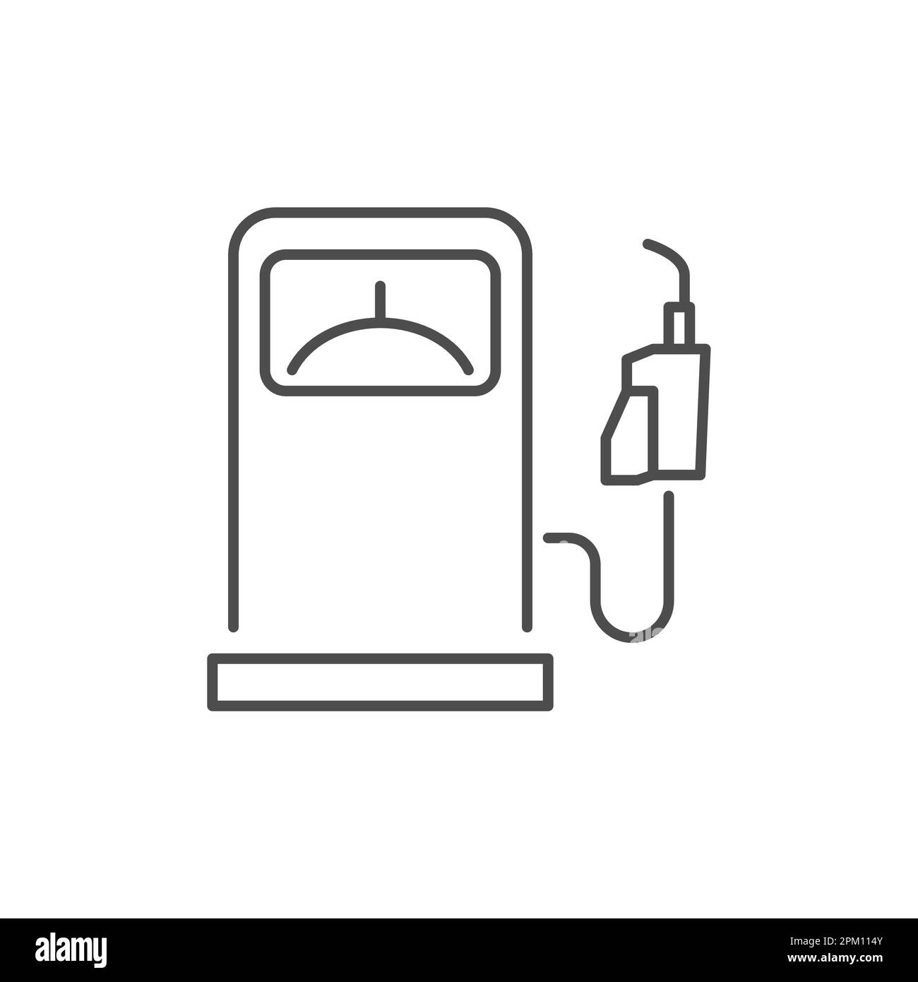 Gasoline station related vector linear icon Stock Vector Image & Art ...