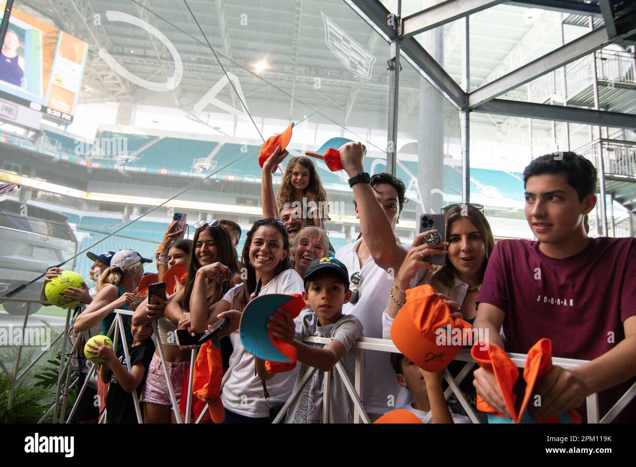 Fans after the Women's Doubles Final match of the Miami Open tennis ...