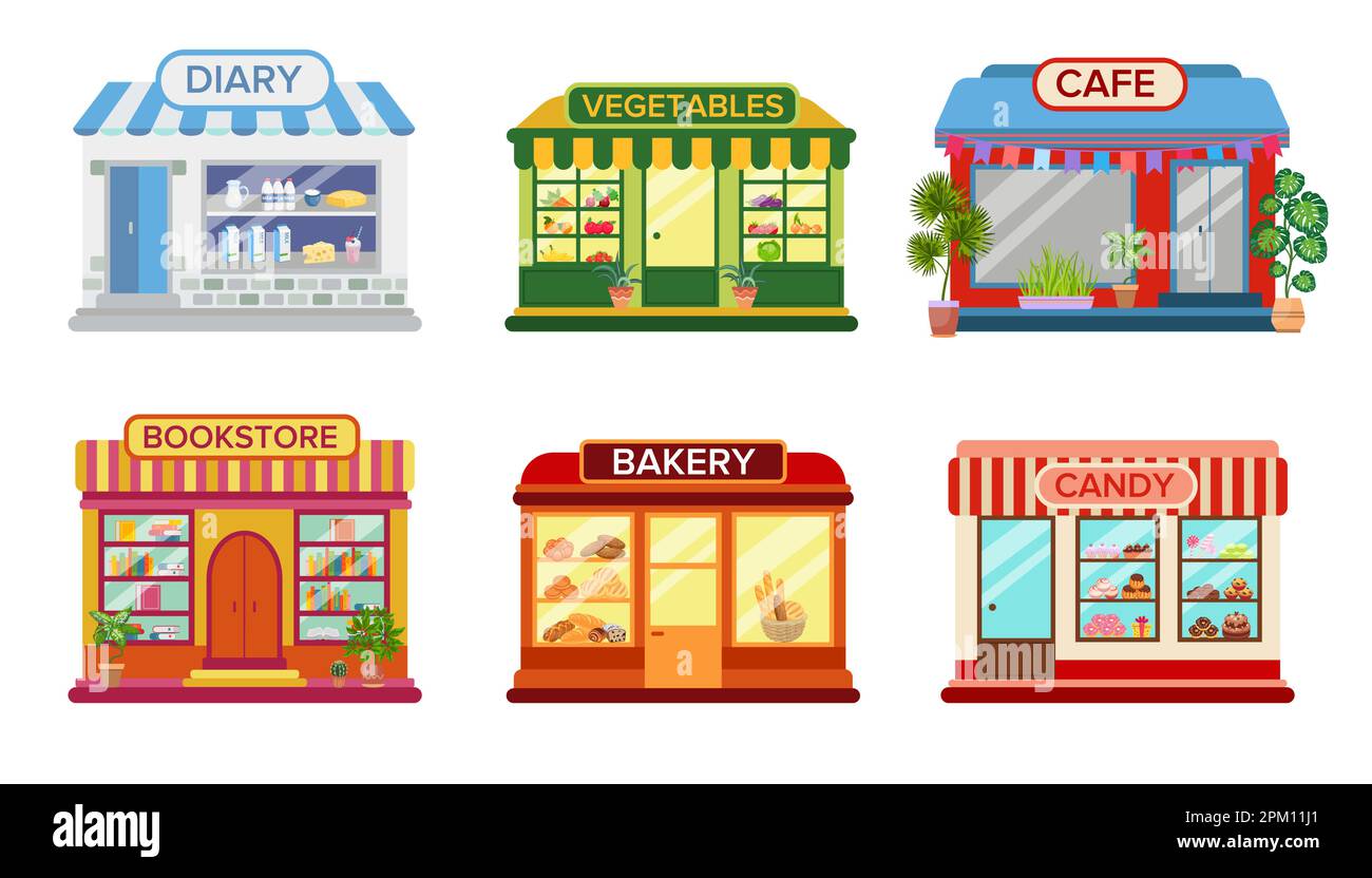 Eatery exterior Cut Out Stock Images & Pictures - Alamy