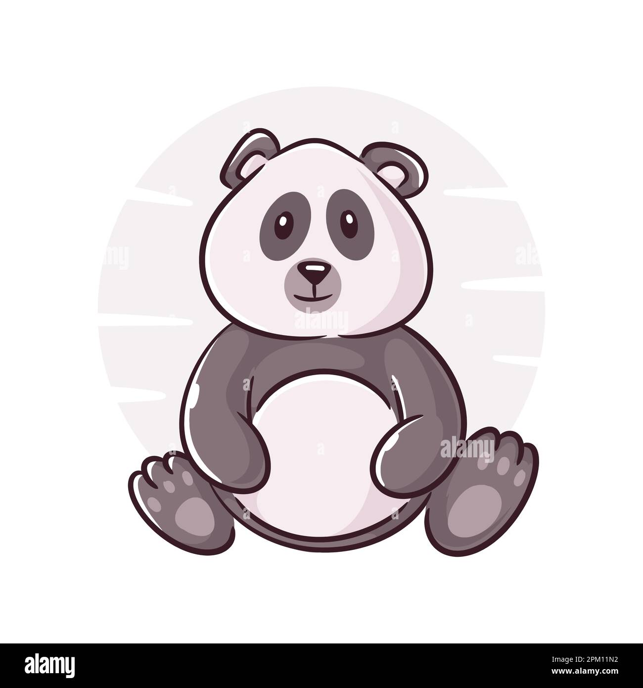 Happy joyful adorable cute baby Stock Vector Images - Alamy