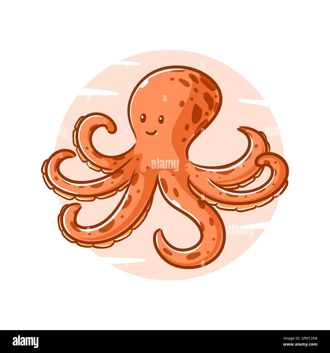 Octopus cartoon vector vectors hi-res stock photography and images - Alamy