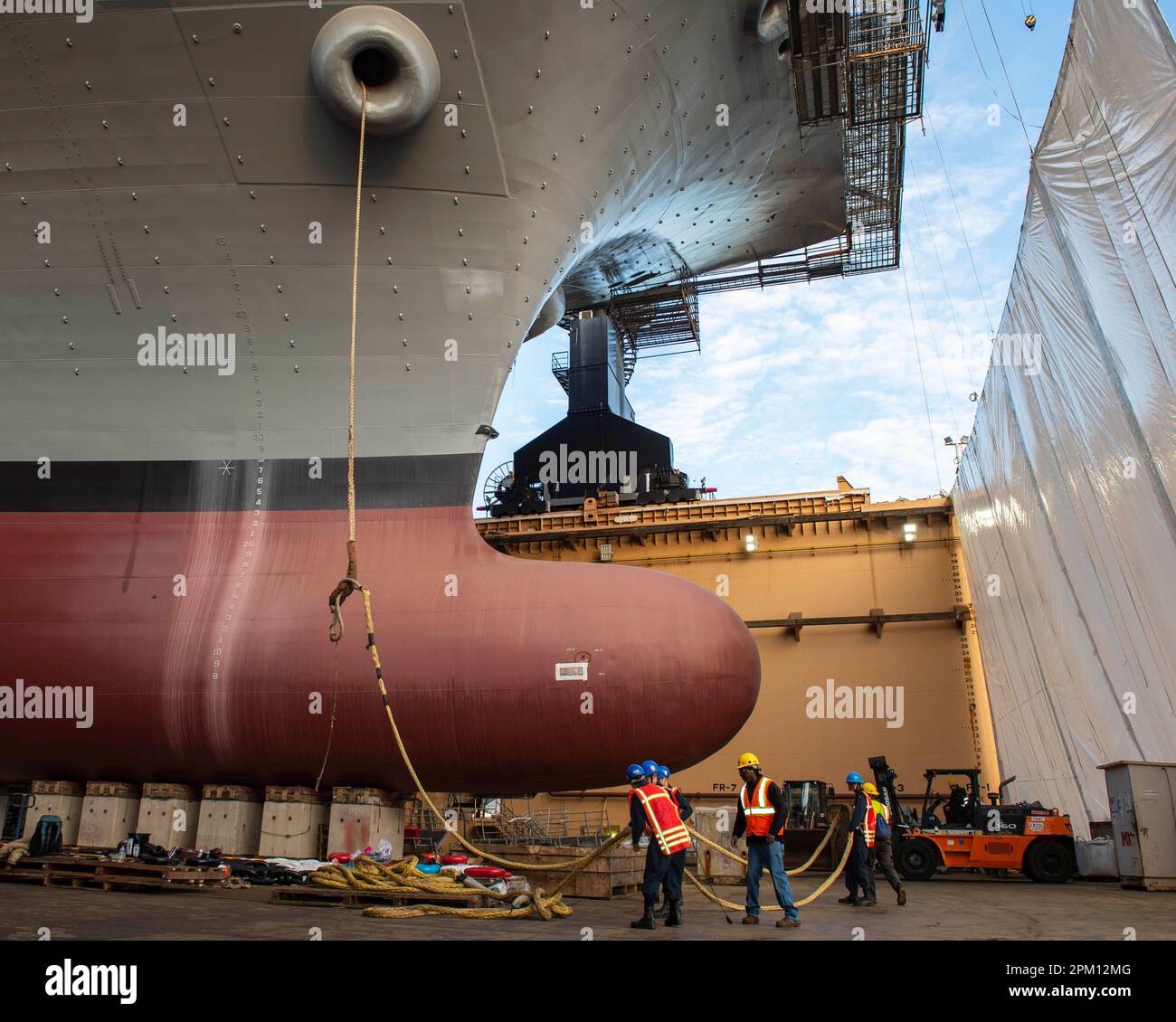 SAN DIEGO (Apr. 7, 2023) Sailors, assigned to amphibious assault ship ...