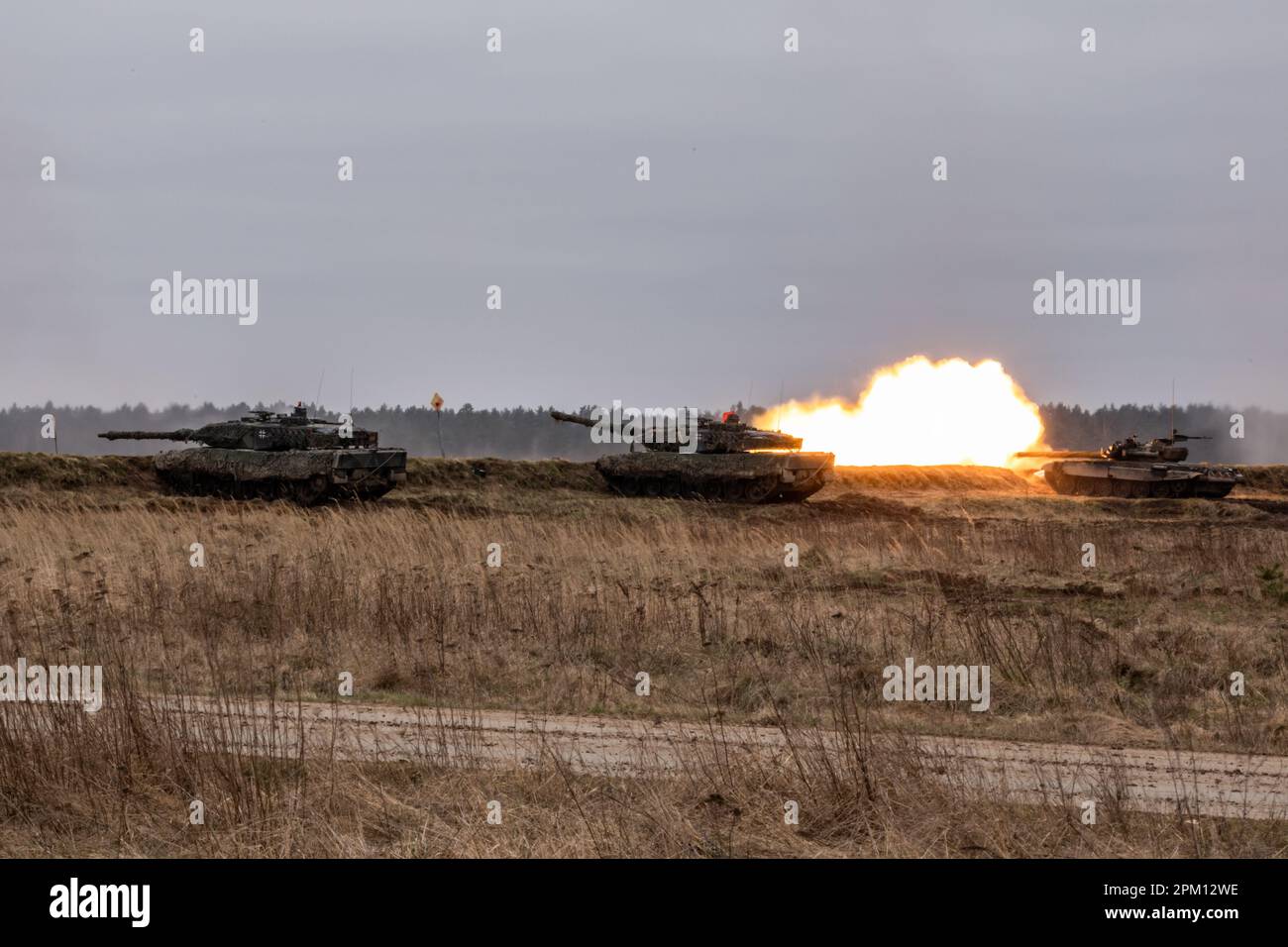 German soldiers assigned to the 93 Armored Demonstration Battalion, 9th ...