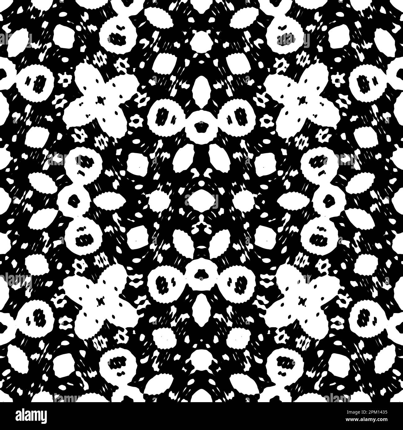 Modern geo wave pattern. Seamless fashion design tile in black and ...