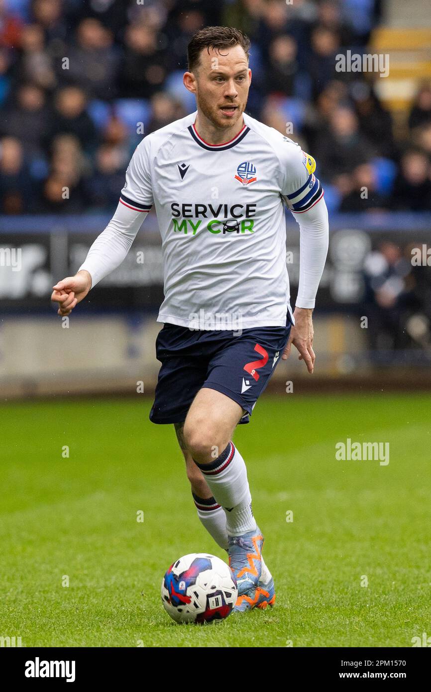 Gethin Jones #2 of Bolton Wanderers during the Sky Bet League 1 match ...