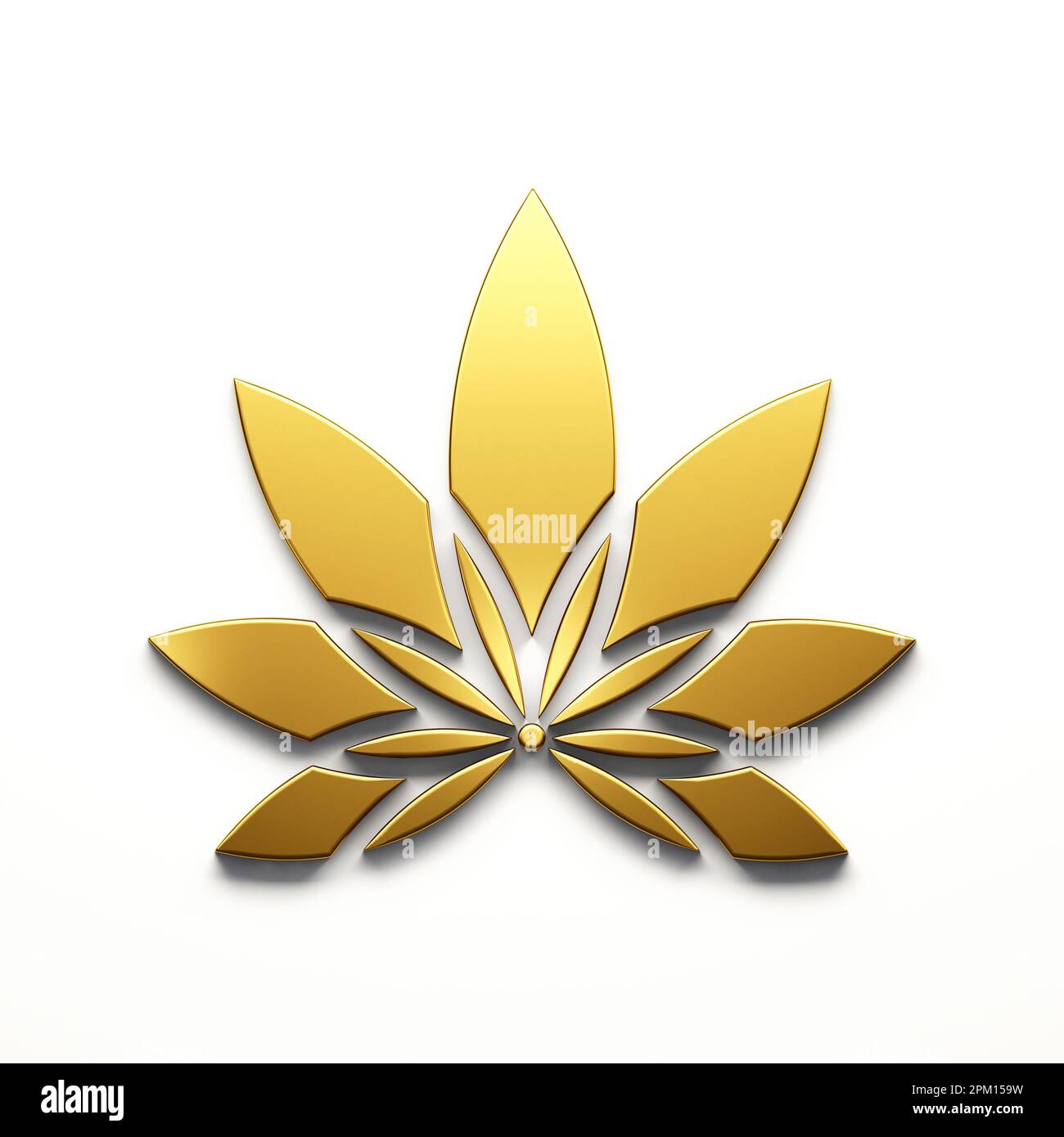 Marijuana leaf or cannabis leaf weed logo icon isolated on white ...