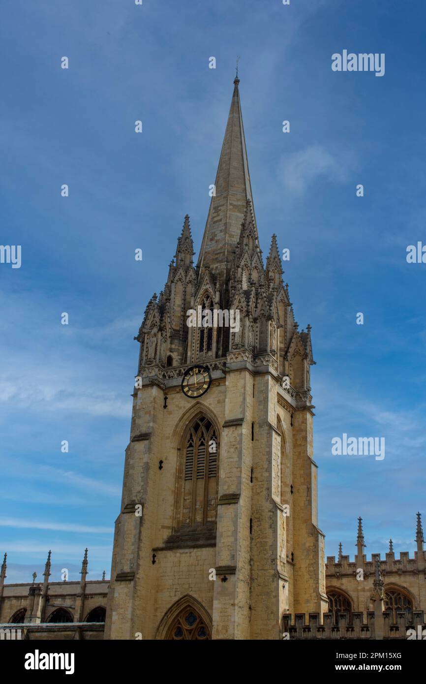University Church of St Mary the Virgin, Oxford, England Stock Photo ...
