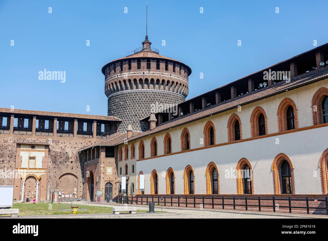 Castello Sforzesco (Sforza Castle) was built as a fortress during the ...