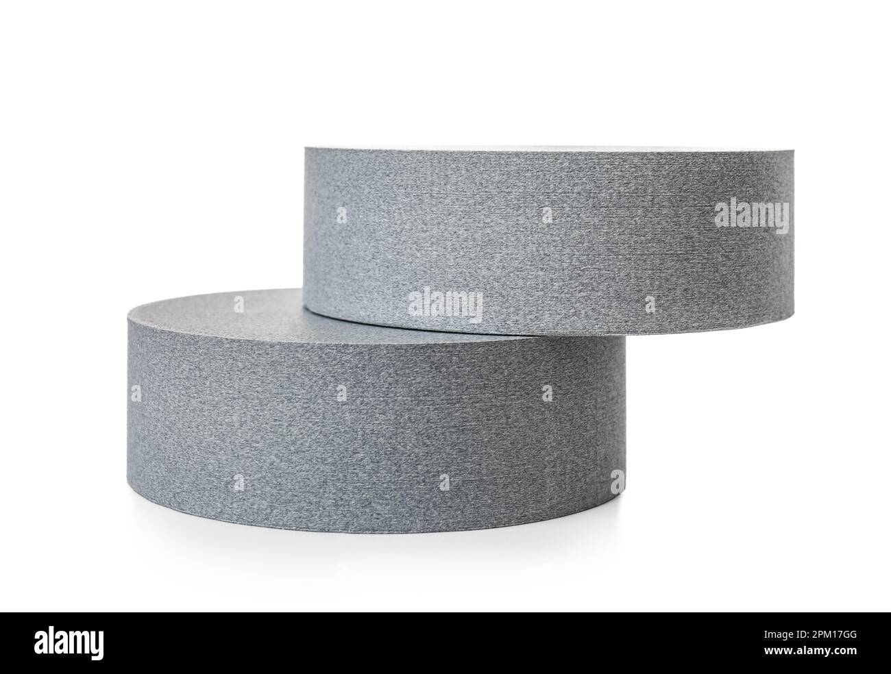 Decorative podiums isolated on white background Stock Photo - Alamy