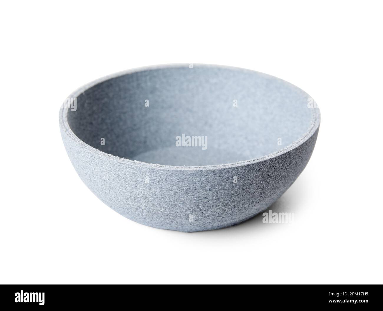 Decorative plaster bowl isolated on white background Stock Photo - Alamy