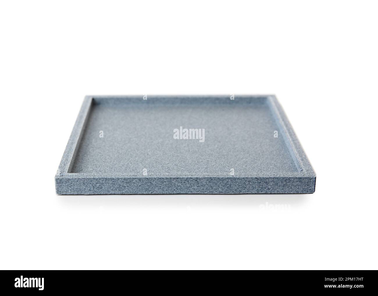 Decorative plaster tray isolated on white background Stock Photo - Alamy