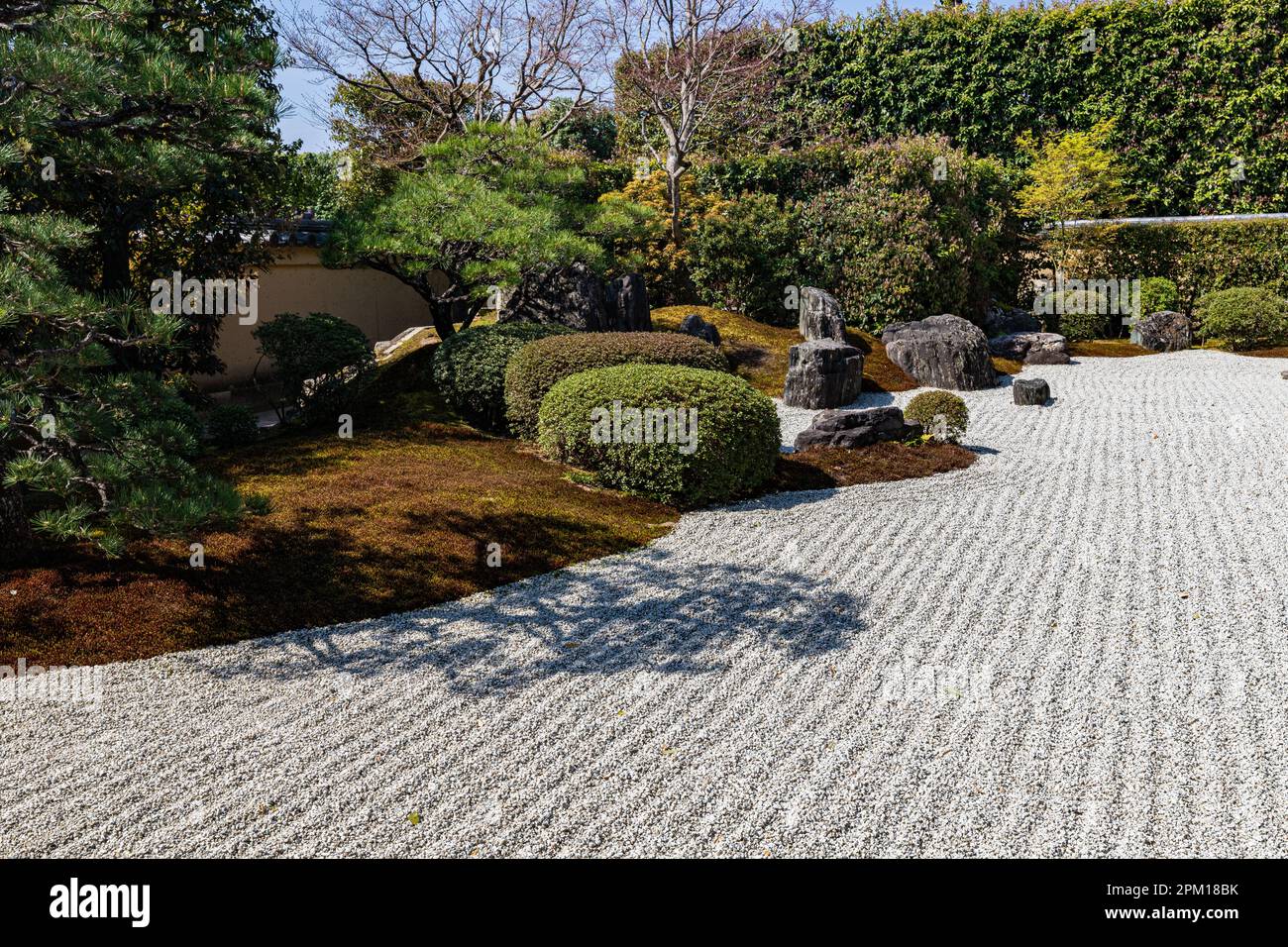Korin-in Garden at Daitokuji - The front garden of the Hojo was ...