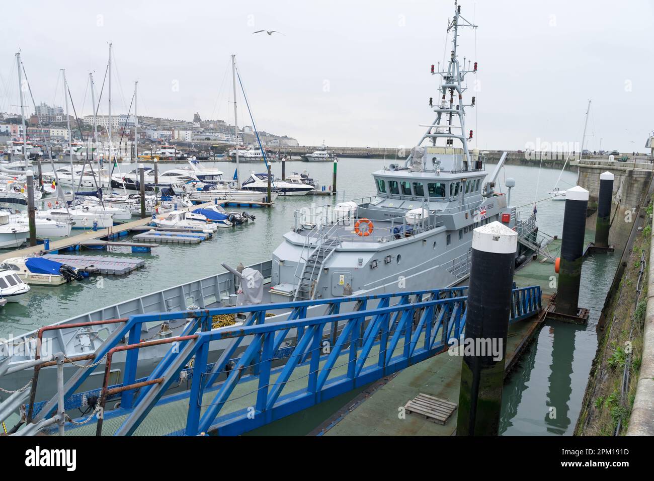 HMC Seeker the lead ship of the Customs and Excise's fleet of 42-metre ...