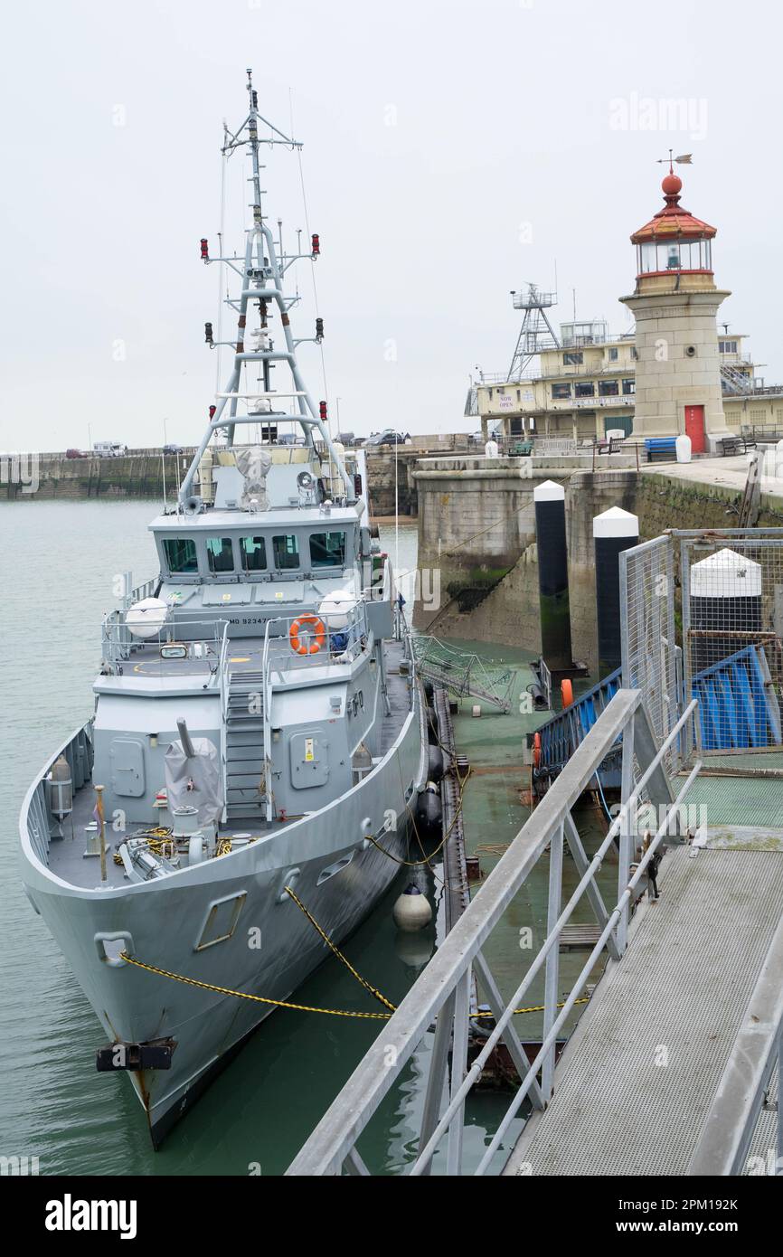 HMC Seeker the lead ship of the Customs and Excise's fleet of 42-metre ...