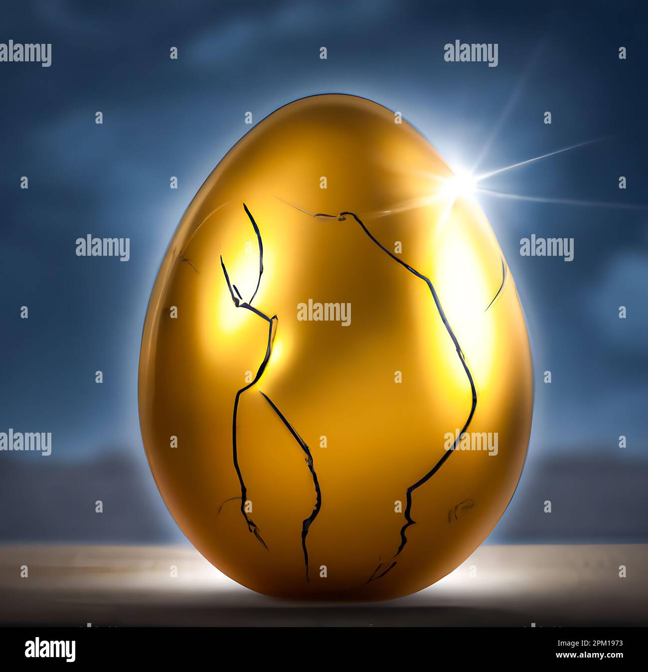 3d shiny egg hi-res stock photography and images - Alamy