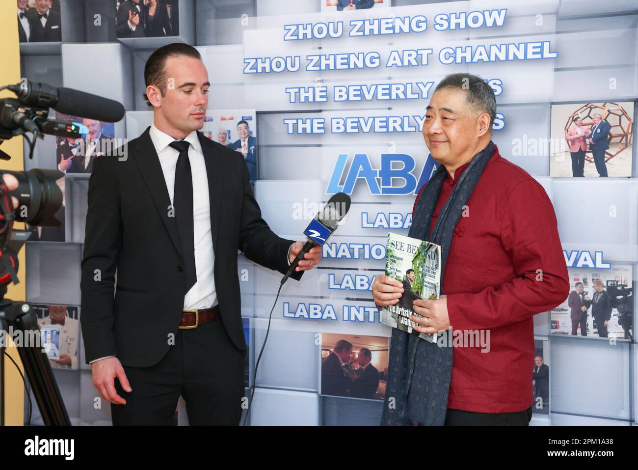 Pasadena, California, USA. 7th April, 2023. Maxwell Gobbell holds the ...