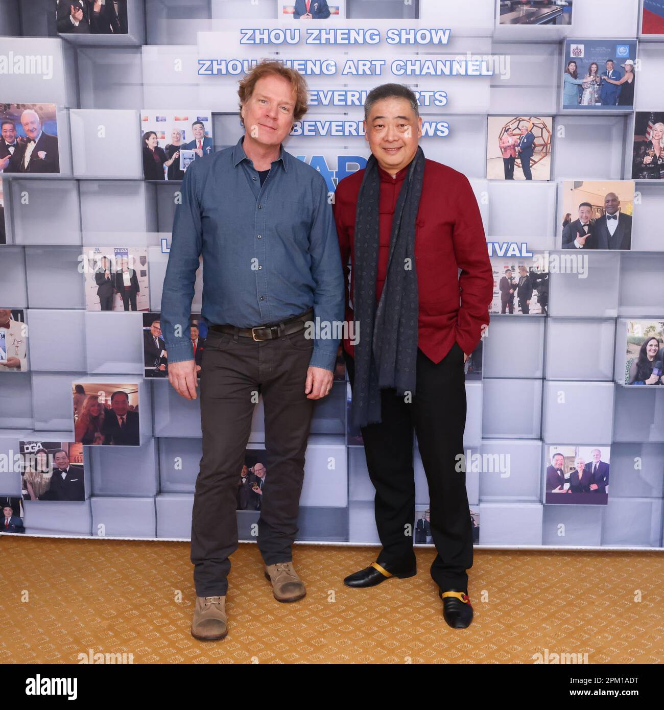 Pasadena, California, USA. 7th April, 2023. Artist Joe Davidson and TV ...