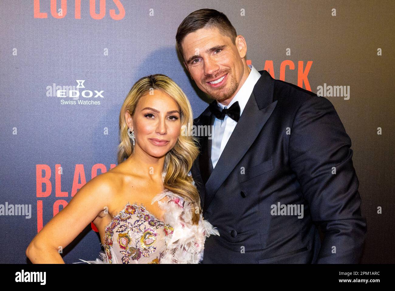 Amsterdam, The Netherlands. 10th Apr, 2023. Rico Verhoeven and his partner Naomy van Beem at the ...