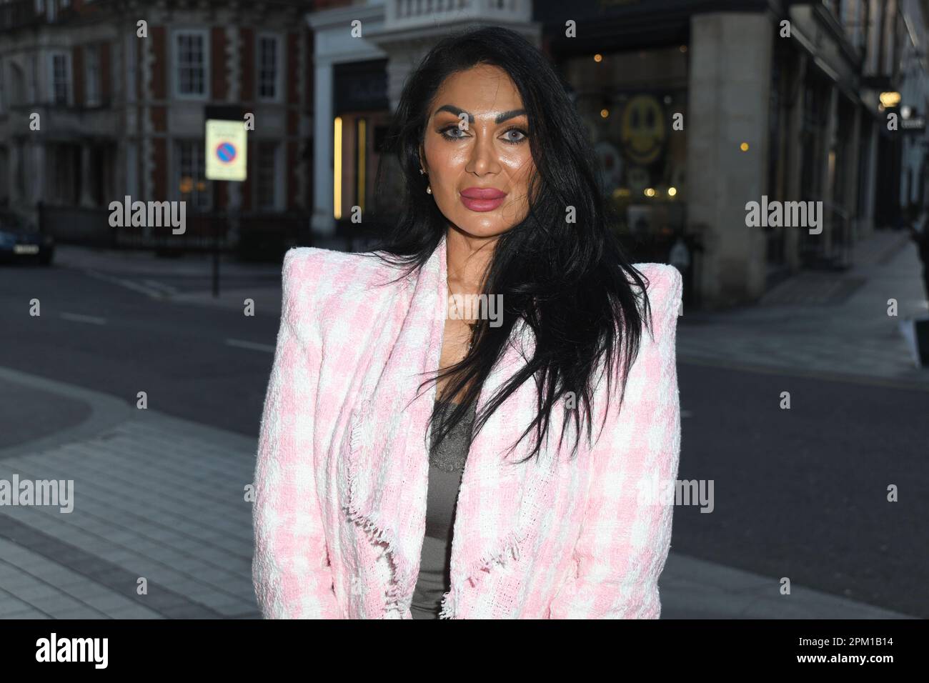 Jonathan Sothcott & Jeanine Nerissa Sothcott arrive at hush for dinner ...