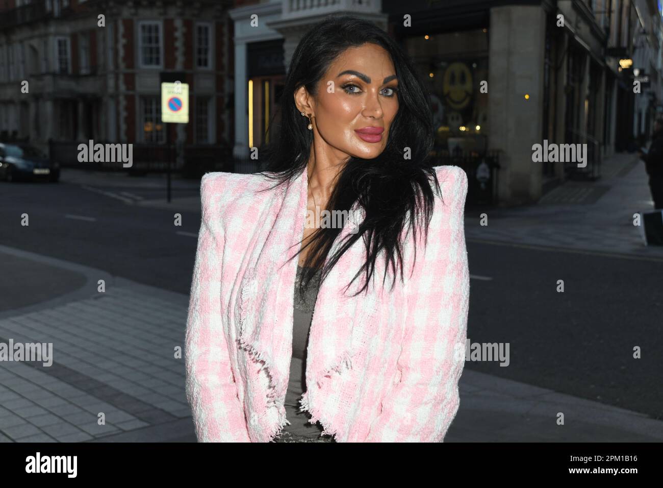 Jonathan Sothcott & Jeanine Nerissa Sothcott arrive at hush for dinner ...