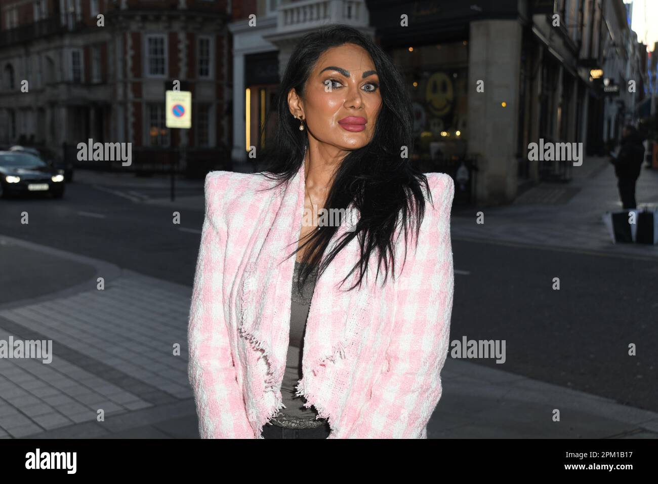 Jonathan Sothcott & Jeanine Nerissa Sothcott arrive at hush for dinner ...