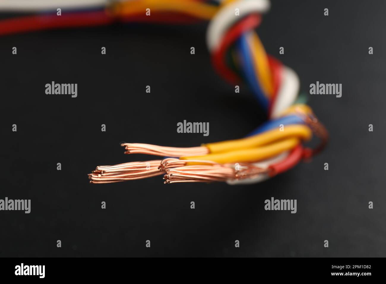 Twisted electric cables hi-res stock photography and images - Alamy